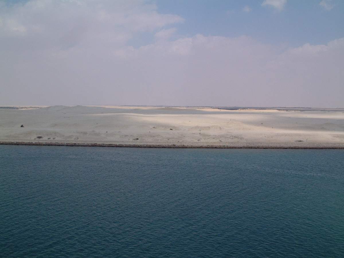 Transit through the Suez Canal. – The Traveller