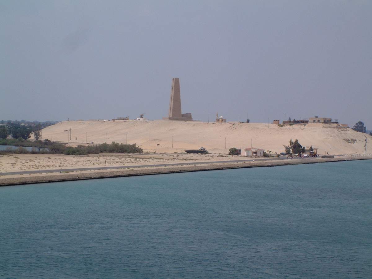 Transit through the Suez Canal. – The Traveller