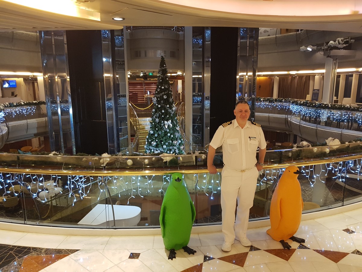 When the ship’s crew celebrate Christmas onboard. – The Traveller